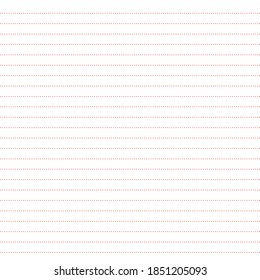 White Paper Red Dotted Lines Stock Vector (Royalty Free) 1851205093 ...