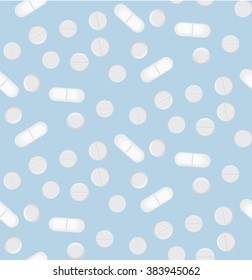 White Pills Stock Vector (Royalty Free) 383945062 | Shutterstock