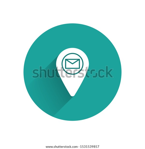 White Placeholder On Map Paper Perspective Stock Vector (Royalty Free ...