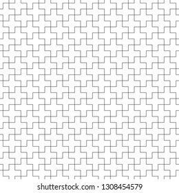 White Plus Sign Puzzles Wallpaper Mosaic Stock Vector (Royalty Free ...