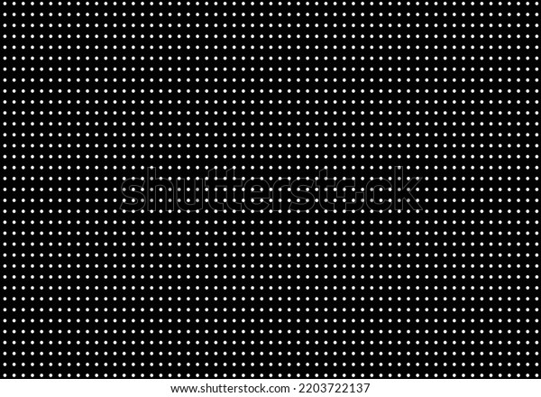 White Polka Dots On Black Background Stock Vector (Royalty Free ...