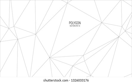 White Polygon Background Stock Vector (Royalty Free) 1326033176 ...