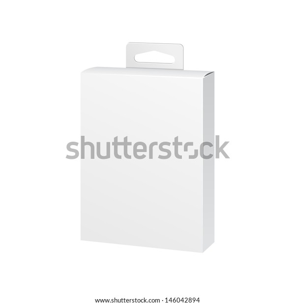 White Product Package Box Illustration Isolated Stock Vector (Royalty ...