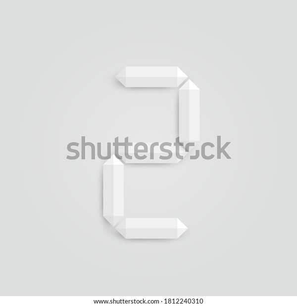 White Realistic Digital Character Shadows Vector: เวกเตอร์สต็อก (ปลอด ...