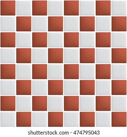 White Red Tiles Vector Illustration Stock Vector (Royalty Free ...
