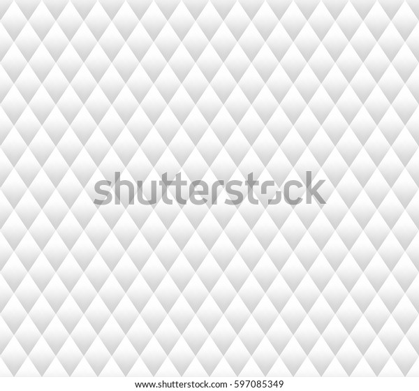 White Royal Background Rhombus 3d Texture Stock Vector (Royalty Free) 597085349