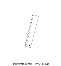 White Ruler Icon Logo Vector Stock Vector (Royalty Free) 1499443490 ...