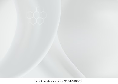 White Scientific Concept Background Copy Space Stock Vector (Royalty ...