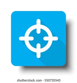 Map Pin Symbol Scope Icon Blue Stock Vector (Royalty Free) 479363770 ...