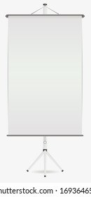 White Screen Projector Vertical On Stand: เวกเตอร์สต็อก (ปลอดค่า ...