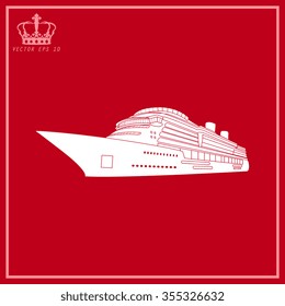 White Ship Icons Stock Vector (Royalty Free) 355326632 | Shutterstock
