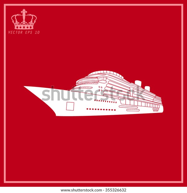 White Ship Icons Stock Vector (Royalty Free) 355326632 | Shutterstock