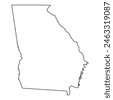 7,126 Georgia State Outline Royalty-Free Images, Stock Photos ...