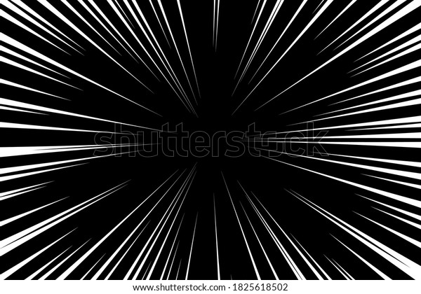 White Speed Line On Black Background Stock Vector (Royalty Free ...