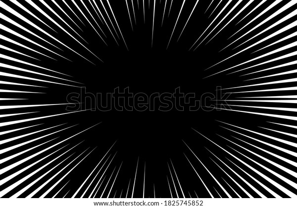 White Speed Line On Black Background Stock Vector (Royalty Free ...
