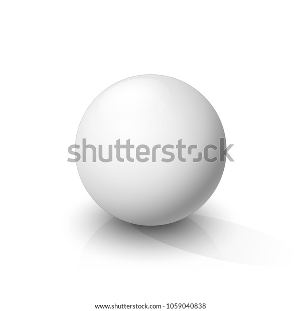 White Sphere Vector Illustration Stock Vector (Royalty Free) 1059040838 ...