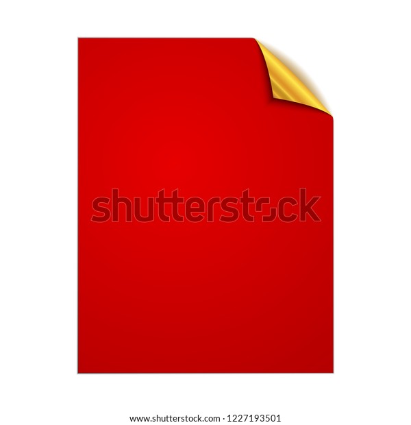 White Square Page Isolated Vector Illustration Stock Vector (Royalty ...
