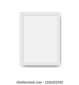 White Square Picture Frame Wide Frame Stock Vector (Royalty Free ...