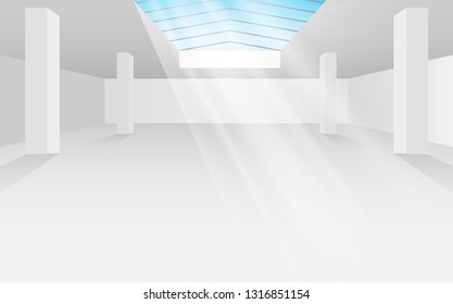 White Studio Room Background Stock Vector (Royalty Free) 1316851154 ...