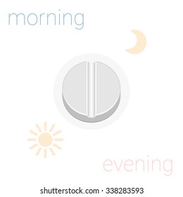 15 Pill remind sign vector morning Images, Stock Photos & Vectors ...