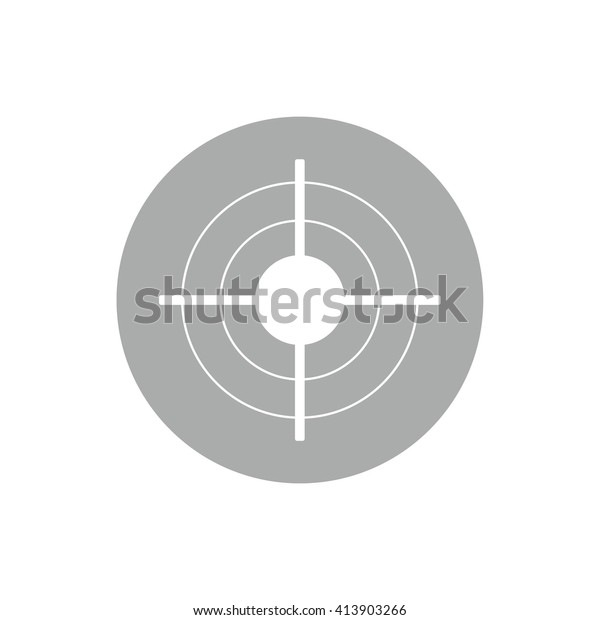 White Target Sign Vector Illustration Gray: Vector có sẵn (miễn phí bản ...