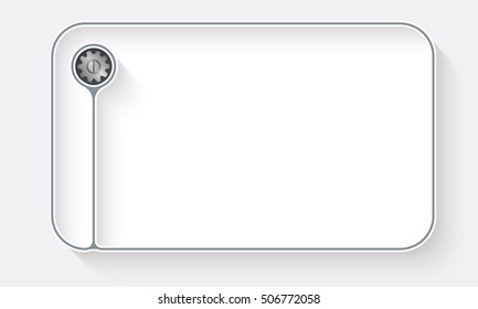White Text Box Fill Your Text: vetor stock (livre de direitos ...