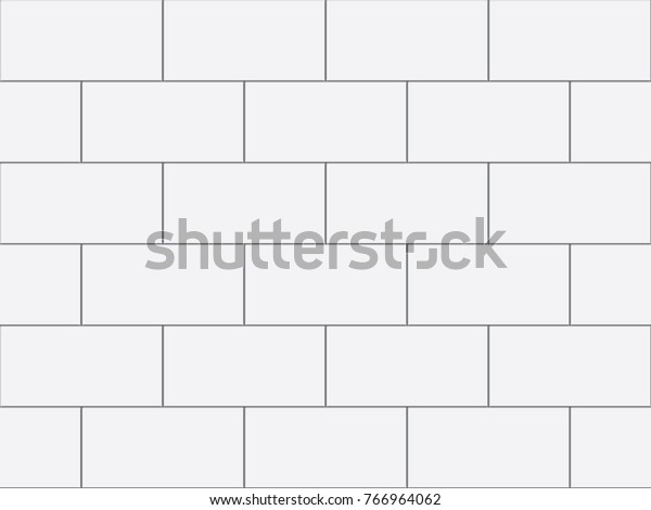 White Tiles Vector Texture Stock Vector (Royalty Free) 766964062 ...