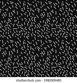 White Worms Pattern On Black Background Stock Vector (Royalty Free ...