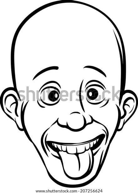 Whiteboard Drawing Grimace Face Stock Vector (Royalty Free) 207256624 ...