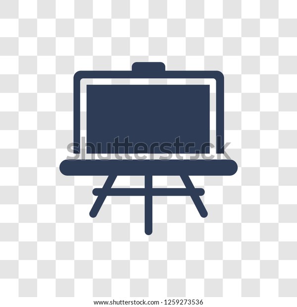 Whiteboard Icon Trendy Whiteboard Logo Concept Stock Vector (Royalty ...