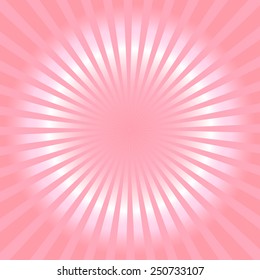 Pink Sun Rays Vector Background Stock Vector (Royalty Free) 1890996691