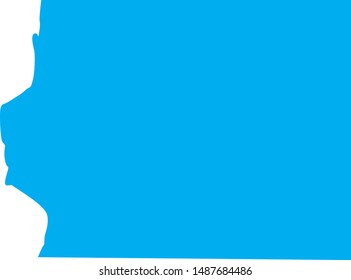 Whiteside County Map State Illinois Stock Vector (Royalty Free ...