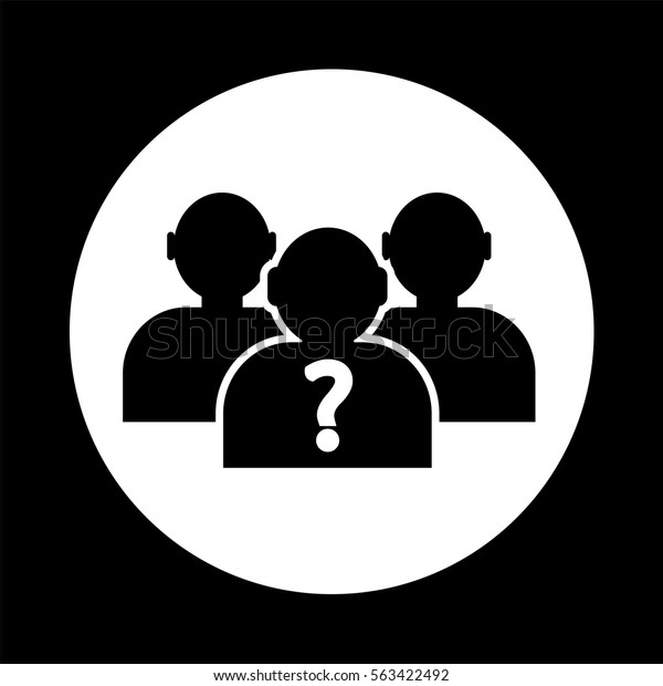 Who Icon Stock Vector (Royalty Free) 563422492