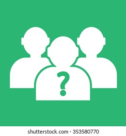 Who Icon Illustration Vector Art Stock Vector (Royalty Free) 353580770 ...