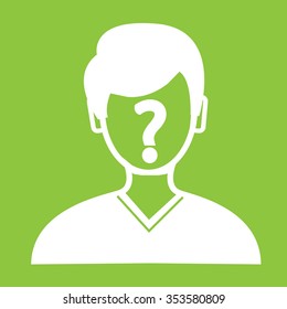 Who Icon Illustration Vector Art Stock Vector (Royalty Free) 353580809