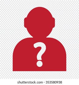 Who Icon Illustration Vector Art Stock Vector (Royalty Free) 353580938 ...
