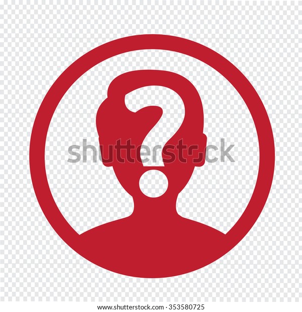 Who Icon Illustration Vector Art Stock Vector (Royalty Free) 353580725 ...