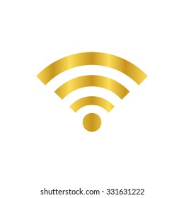 Wi Fi Gold Vector Icon Stock Vector (Royalty Free) 331631222 | Shutterstock