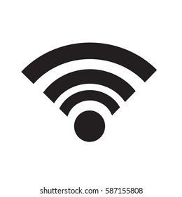 Wi Fi Icon Stock Vector (Royalty Free) 587155808
