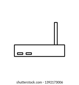 Wi Fi Router Vector Illustration Icon Stock Vector (Royalty Free ...