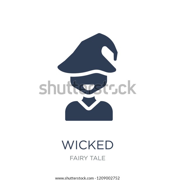 Wicked Icon Trendy Flat Vector Wicked Stock Vector (Royalty Free ...
