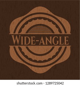 Wideangle Wooden Emblem Stock Vector (Royalty Free) 1289725042 ...