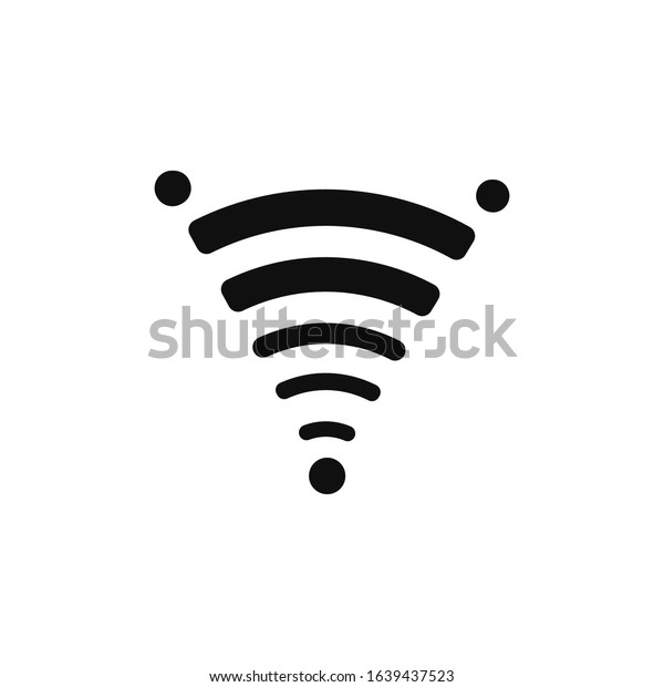 Wifi Bar Logo Circle Every Corner Stock Vector (Royalty Free ...