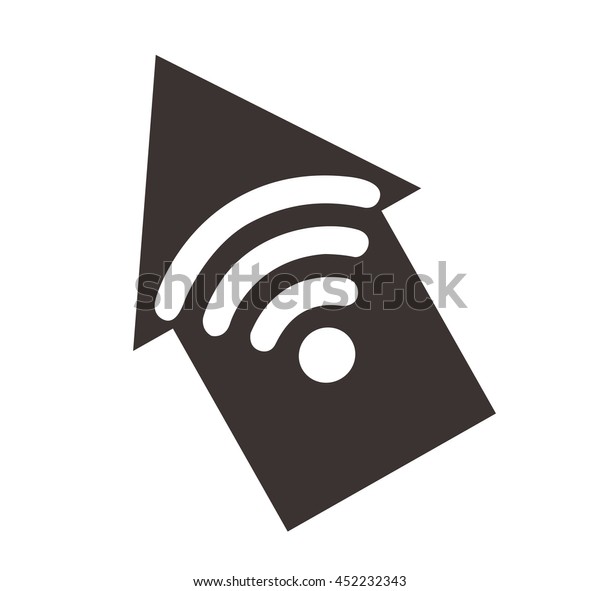 Wifi Icon Wifi Arrow Symbol Wifi Stock Vector (Royalty Free) 452232343 ...
