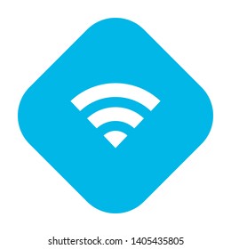 Wifi Icon Geometric Shape Stock Vector (Royalty Free) 1405435805 ...