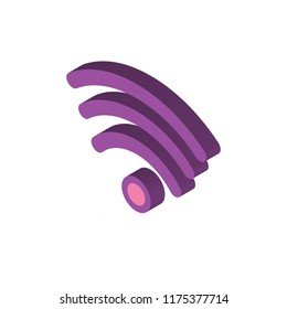 Wifi Isometric Left Top View 3d Stock Vector (Royalty Free) 1175377714 ...