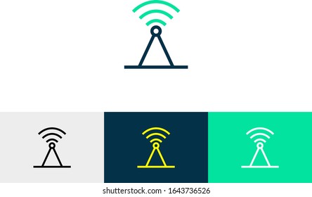 Wifi Line Art Icon Vector Stock Vector (Royalty Free) 1643736526 ...