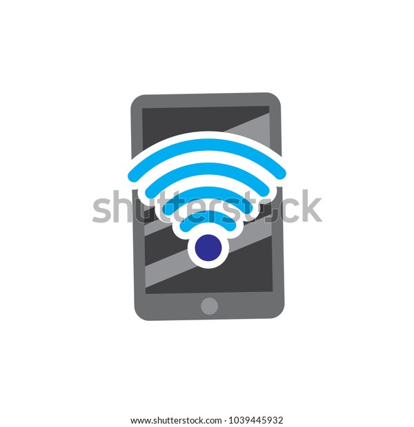 Wifi Mobile Logo Icon Design Stock Vector (Royalty Free) 1039445932 ...