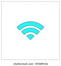 Wifi Outline Vector Icon Black Editable Stock Vector (Royalty Free ...