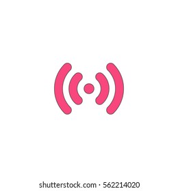 Wi Fi Icon Wireless Icon Wi Stock Vector (Royalty Free) 1495797314